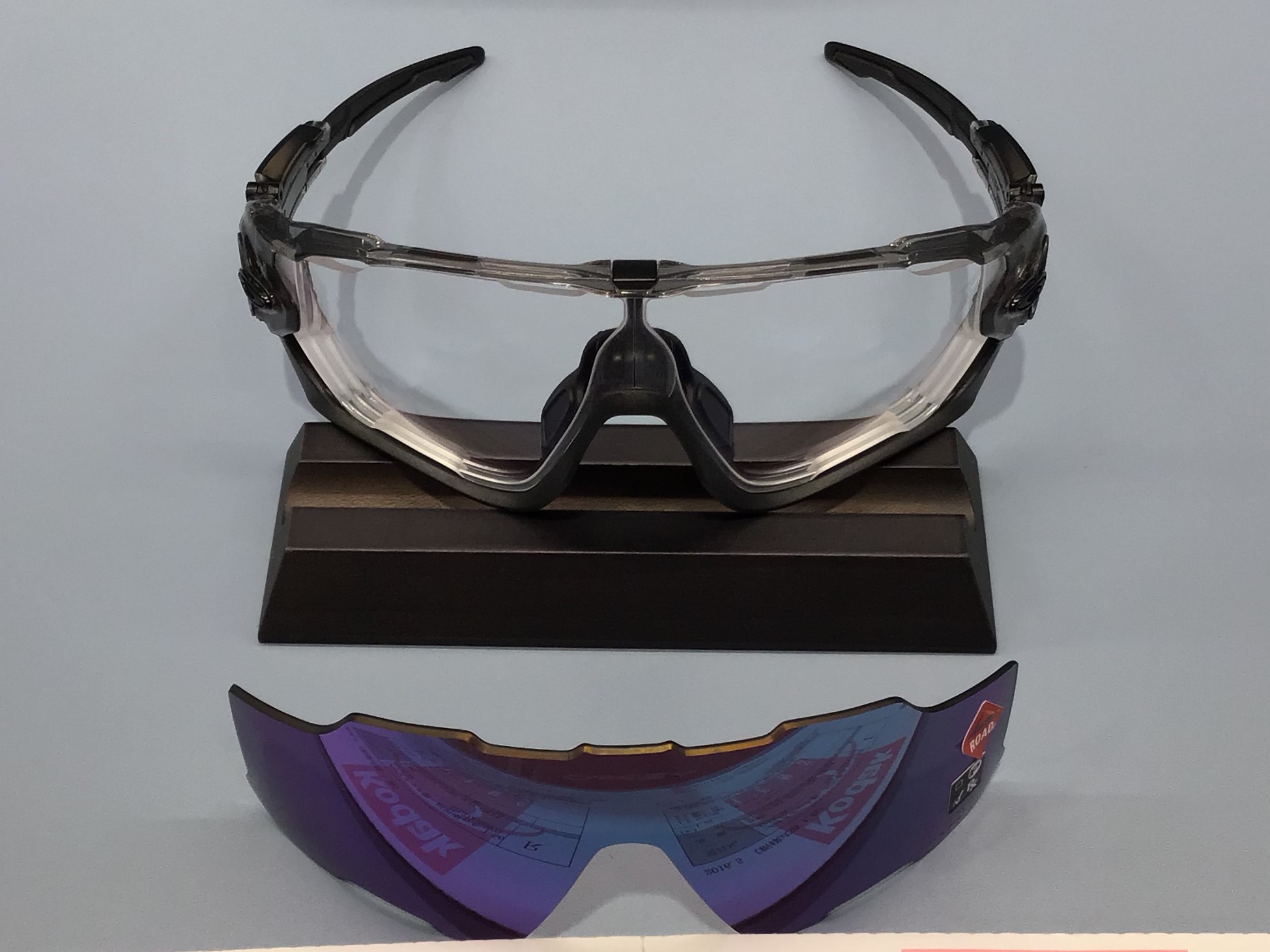 度付き製作事例 OAKLEY JAW BREAKER×KODAK TUFFNEXスポーツ | お知らせ | Visio eyewear shop
